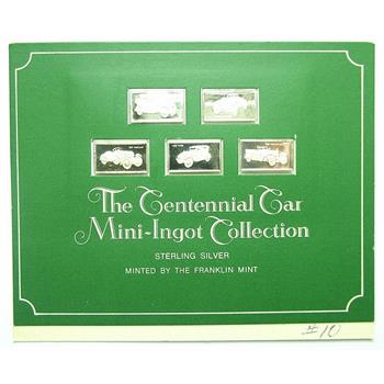 5 Piece Centennial Car Mini-Ingot Collection ~Five Different Car ...