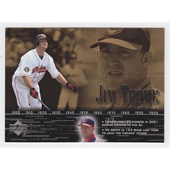 2002 Upper Deck ~Piece Of History~ #12 Jim Thome Baseball Card - Future ...