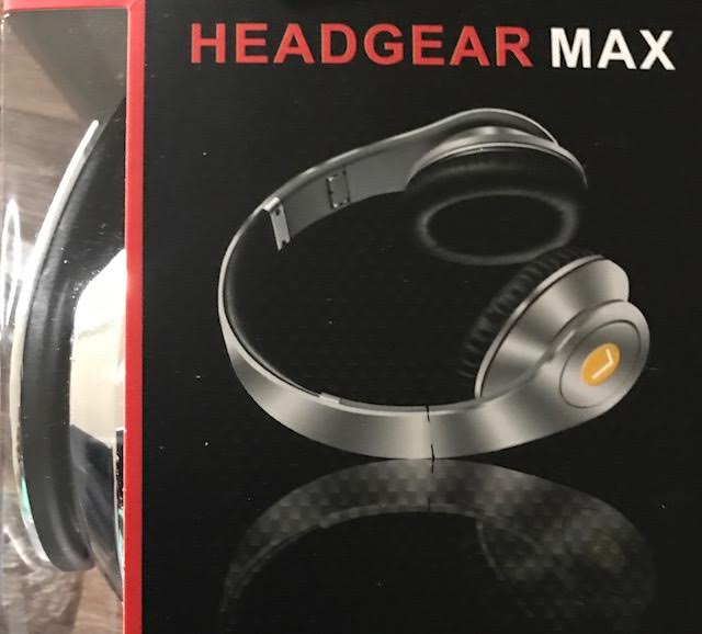 STEREO HEADPHONES HEAD GEAR MAX HM24 GOLD NEON COLOR | Property Room