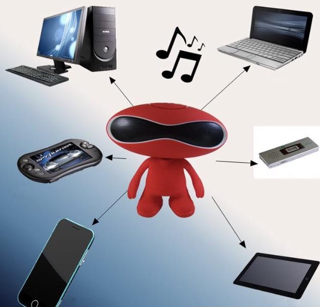 Rugby Football Style Bluetooth Wireless Speaker LED Light Alien ...