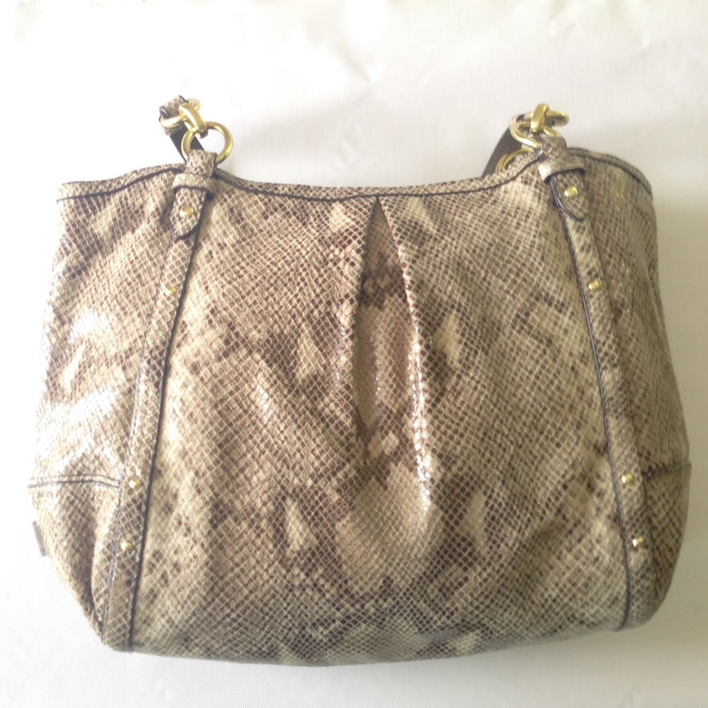 Coach Snakeskin Hobo Purse | Property Room