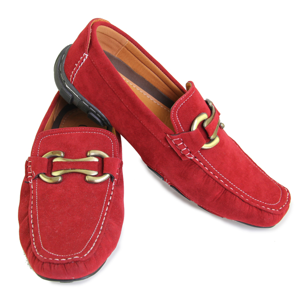 Giovanni Men's Red Loafer Shoe, Size 11 | Property Room