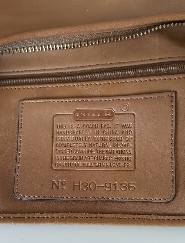 Vintage Coach Legacy 9136 Camel Leather Shoulder Bag | Property Room