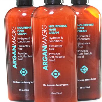 Argan Magic Moroccan Beauty Secret, Nourishing Hair Cream, 3 Bottles ...