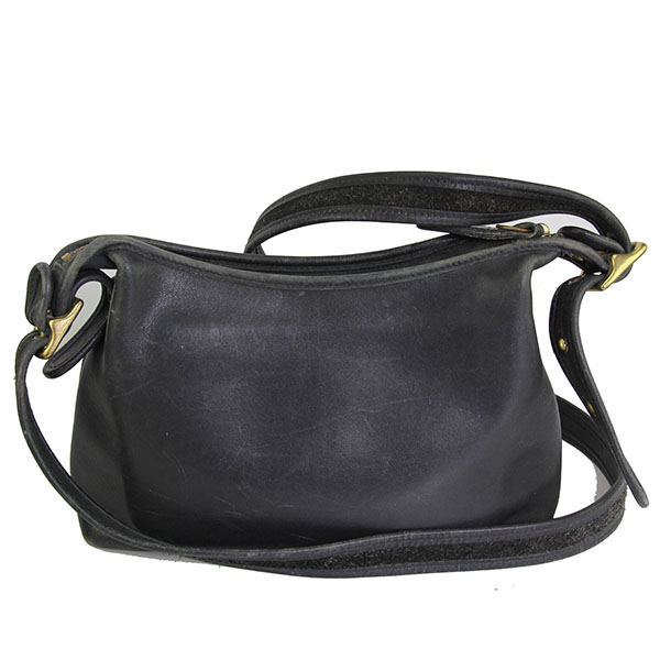 VINTAGE COACH 9136 LEGACY BLACK LEATHER SHOULDER CROSS BODY HANDBAG ...