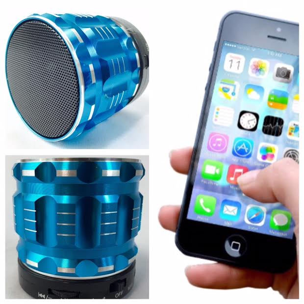 Portable Bullet Bluetooth Mini Speaker Wireless Stereo Super Bass Alloy ...