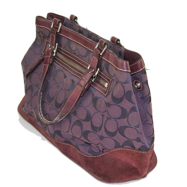Coach Signature Purple Hobo Bag 6830 | Property Room