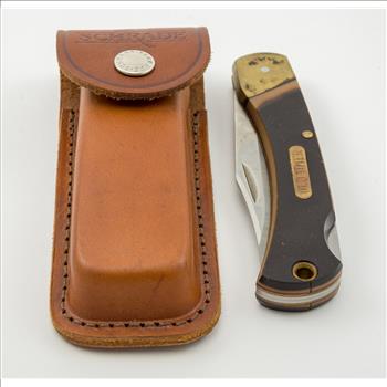 Schrade Folding Old Timer Cave Bear Knife Sheath 7ot | Property Room