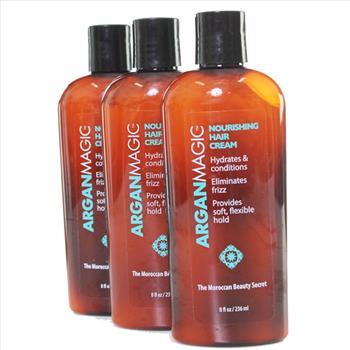 Argan Magic Moroccan Beauty Secret, Nourishing Hair Cream, 3 Bottles ...