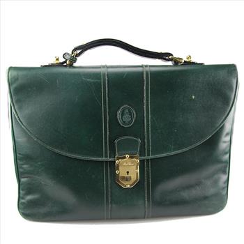 Vintage Mark Cross Green Briefcase | Property Room