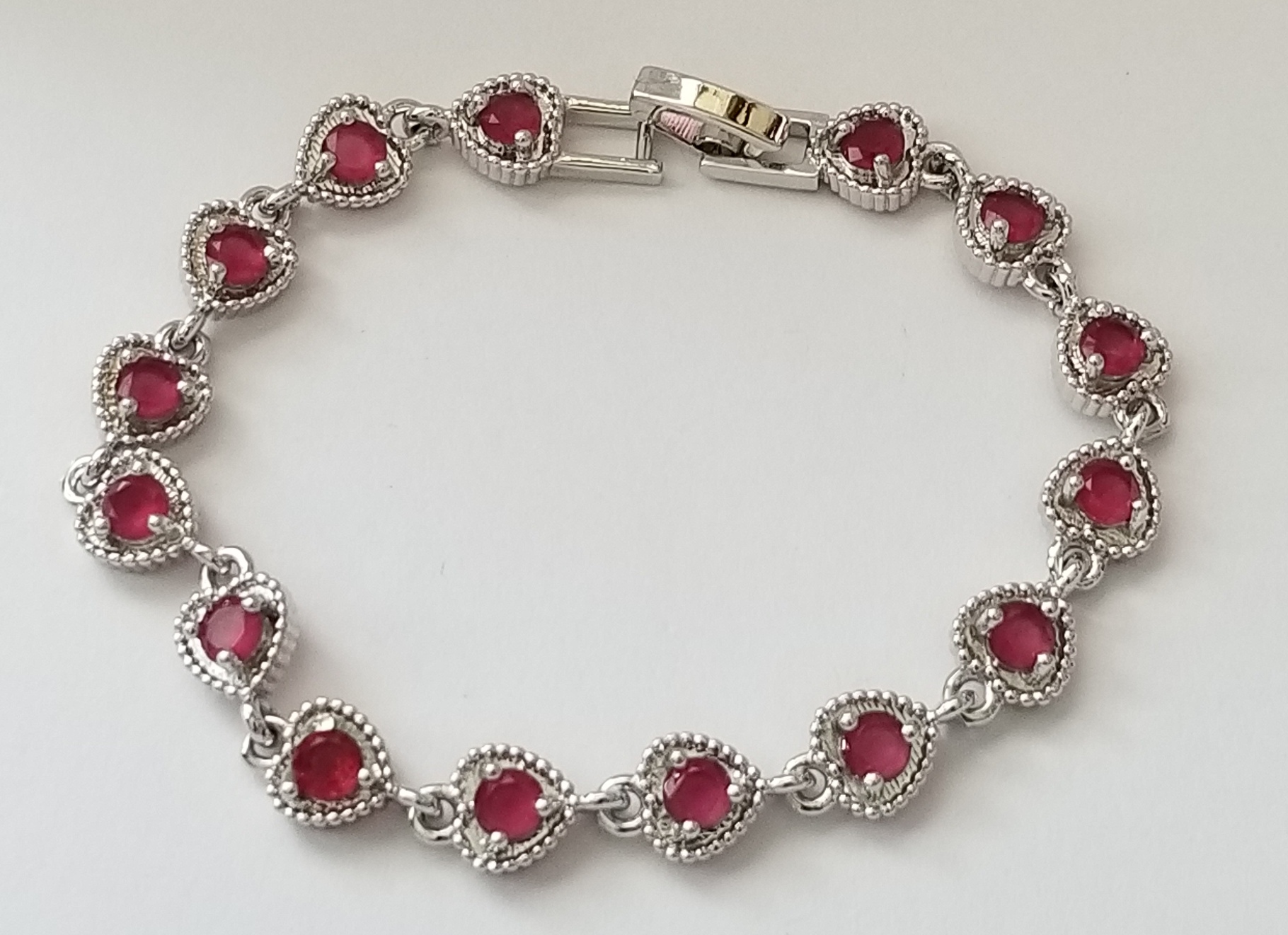 No Reserve Ruby Heart Bracelet | Property Room