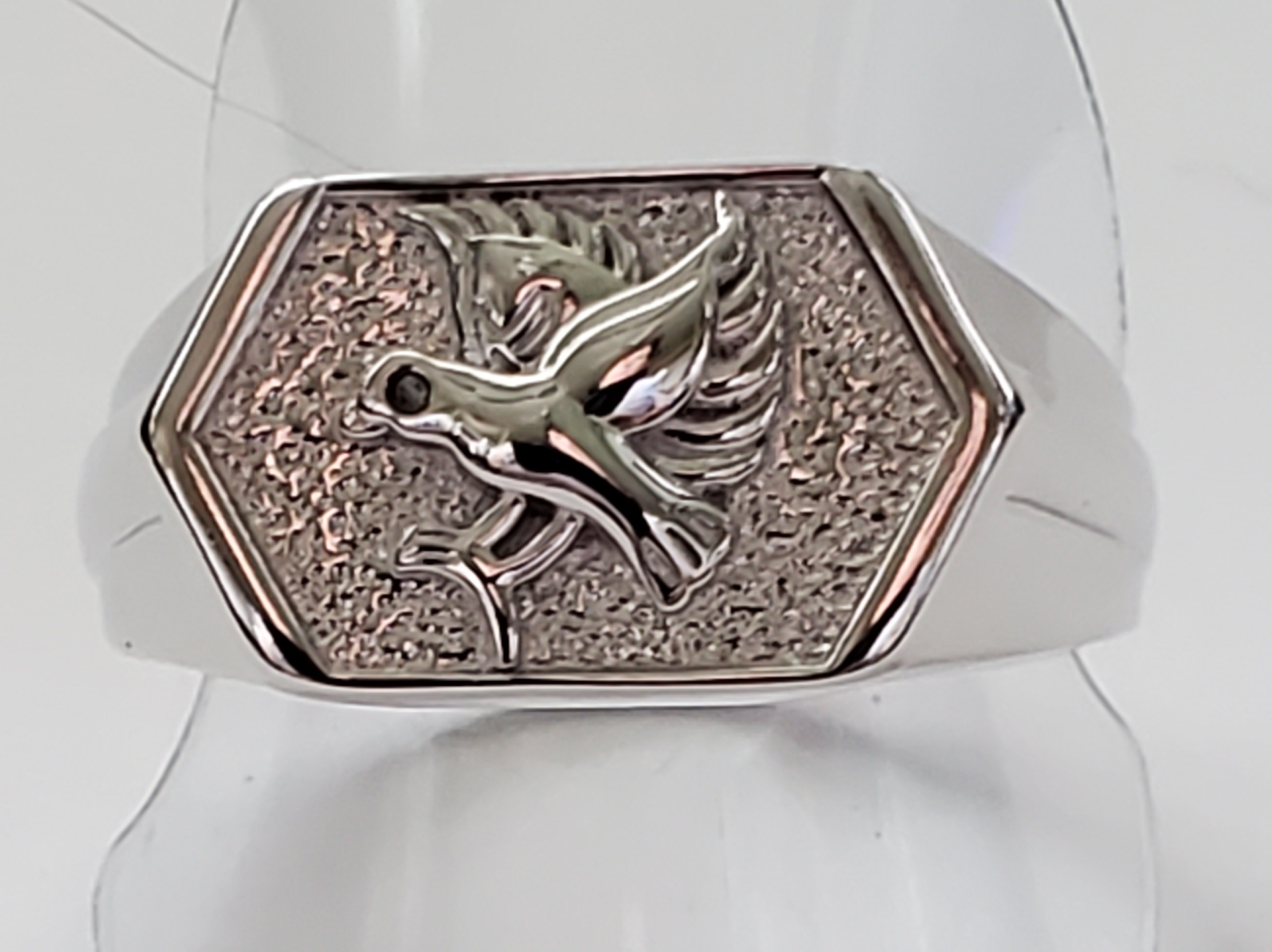 No Reserve Natural Diamond Dove Ring Size 13 | Property Room