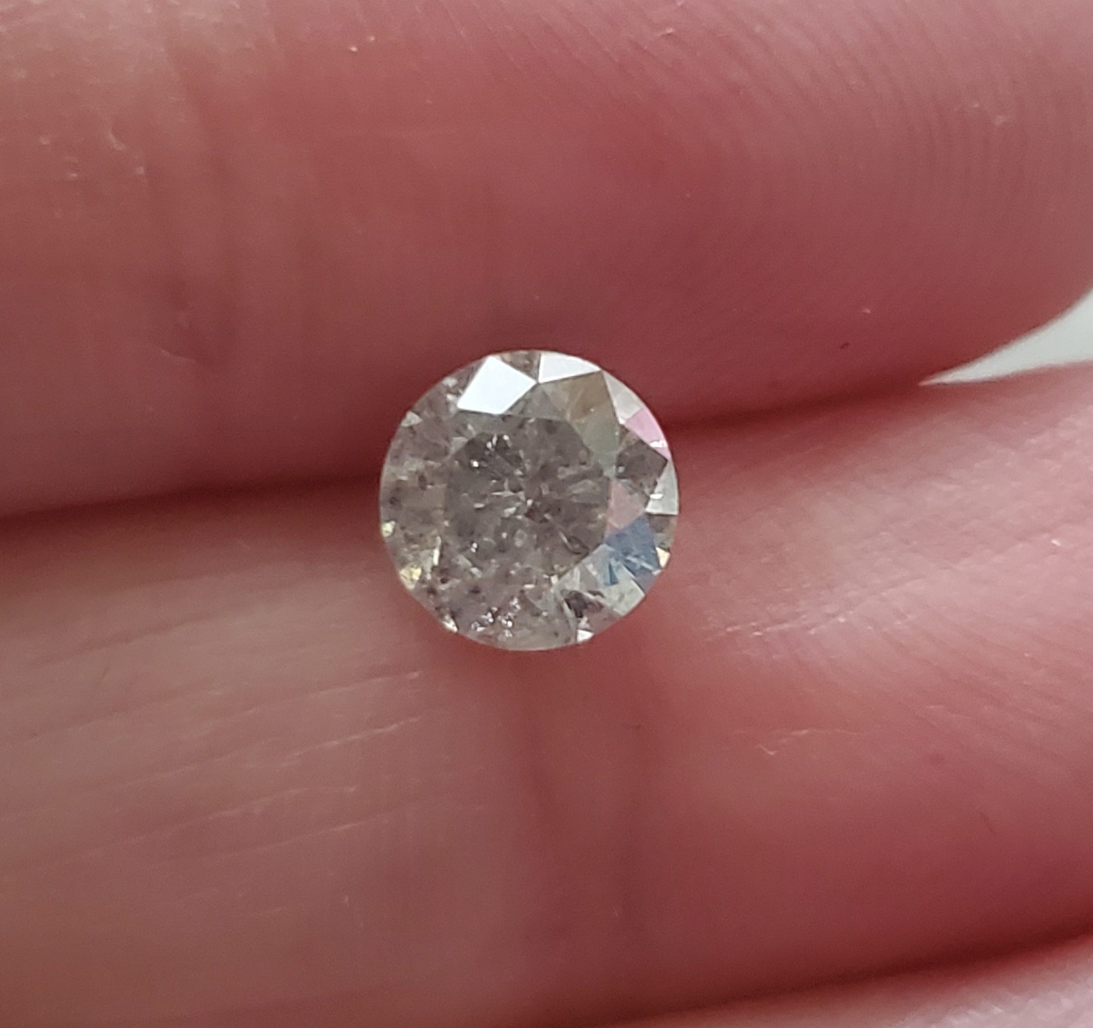 No Reserve .83 ct Natural Diamond Round Cut Loose Gemstone | Property Room