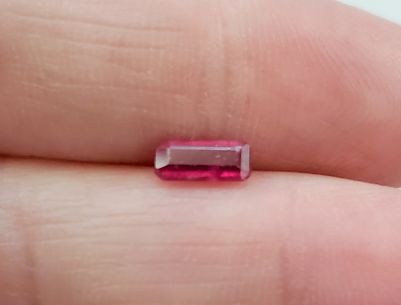 7 x 3mm Natural Ruby Octagon Cut Loose Gemstone | Property Room