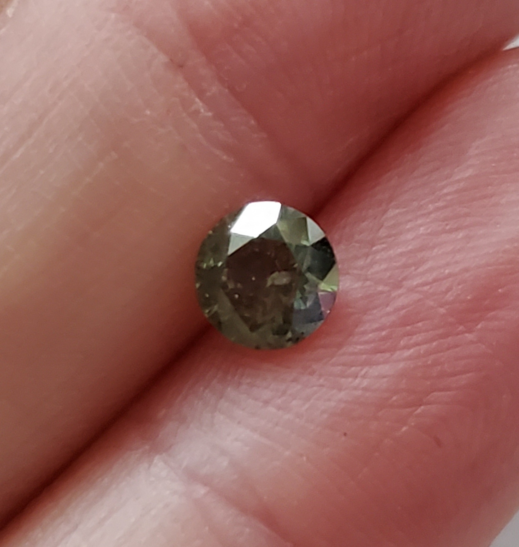 .51 ct Natural Green Diamond Round Cut Loose Gemstone | Property Room