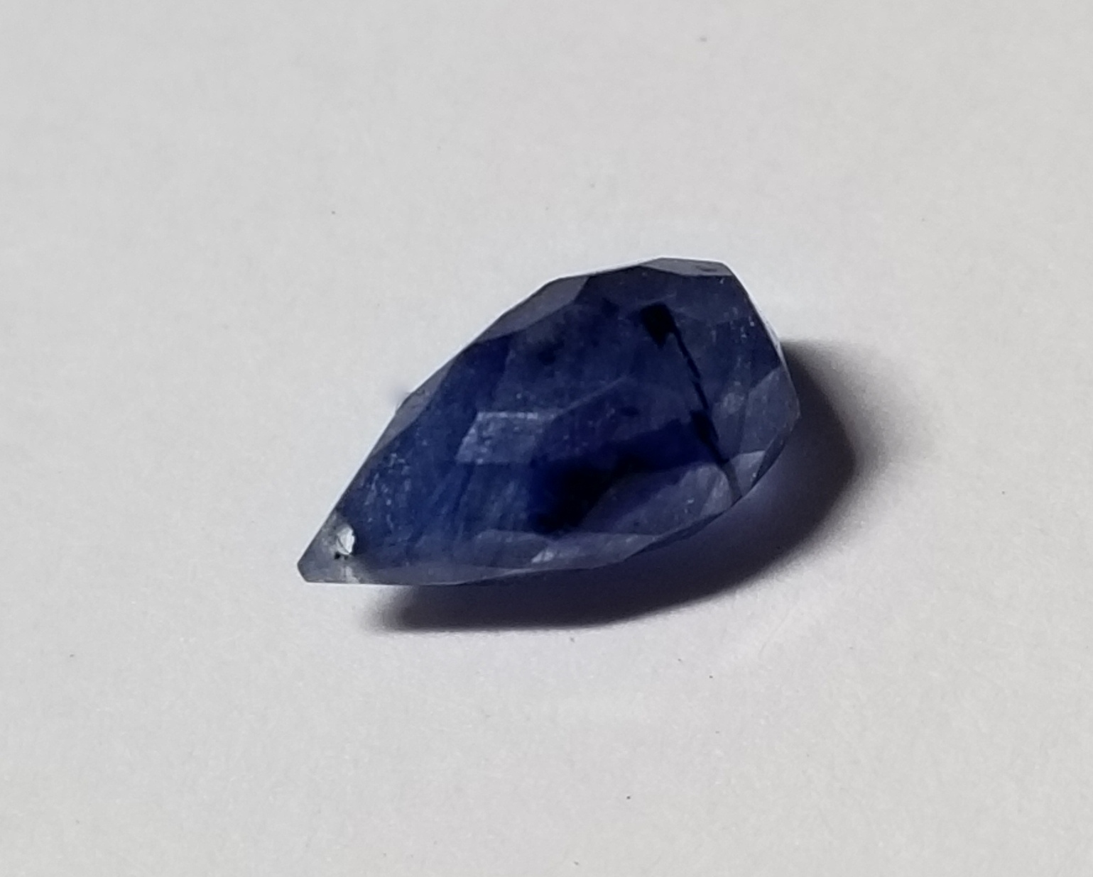 1.65 ct Natural Sapphire Briolette Cut Loose Gemstone | Property Room