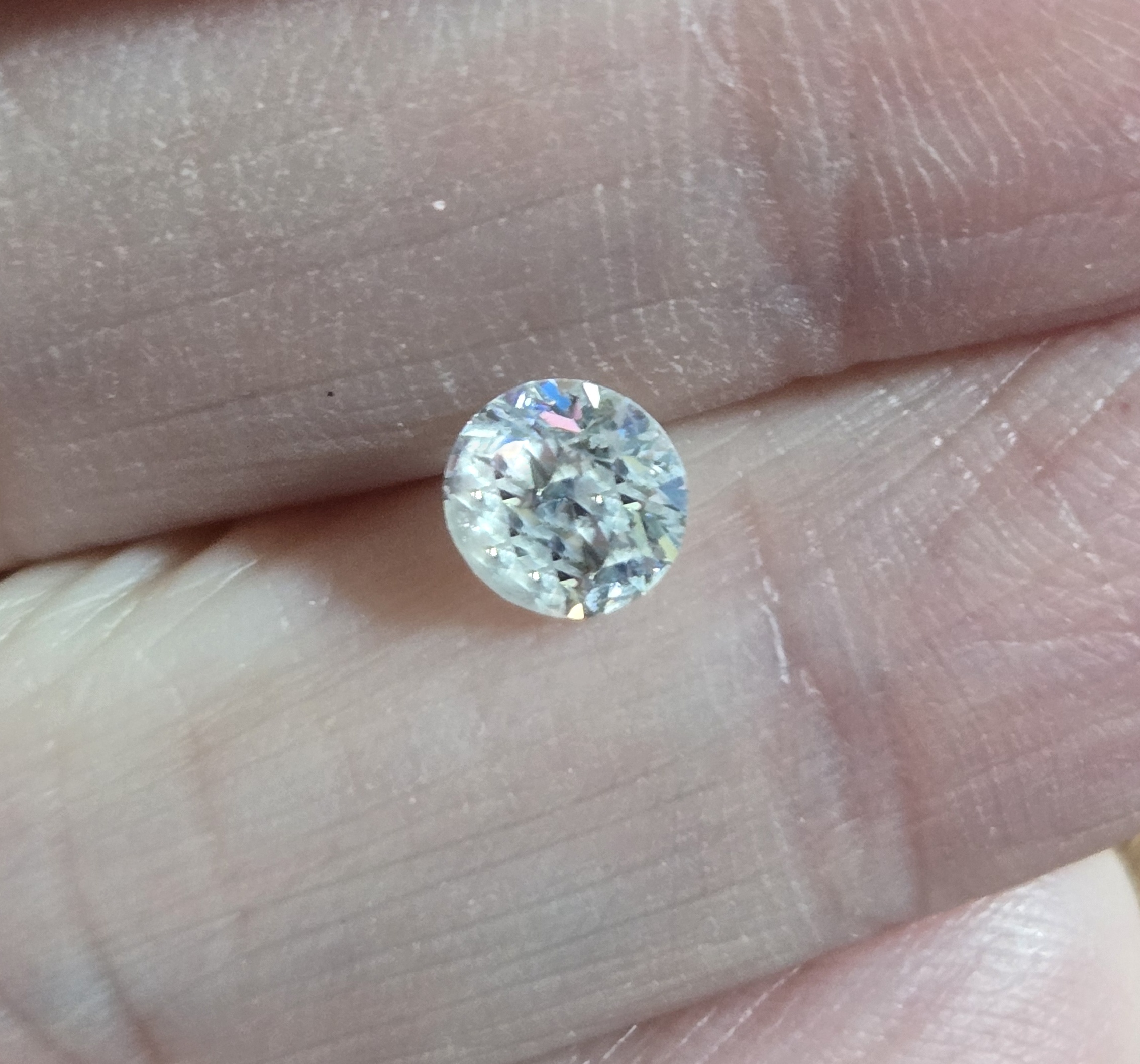 No Reserve .51 ct Natural Diamond Round Cut Loose Gemstone | Property Room