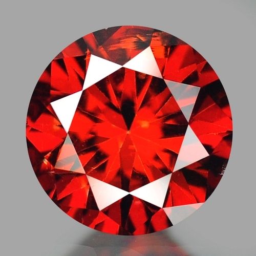 Rare .12 ct Natural RED Diamond Round Cut Loose Gemstone | Property Room