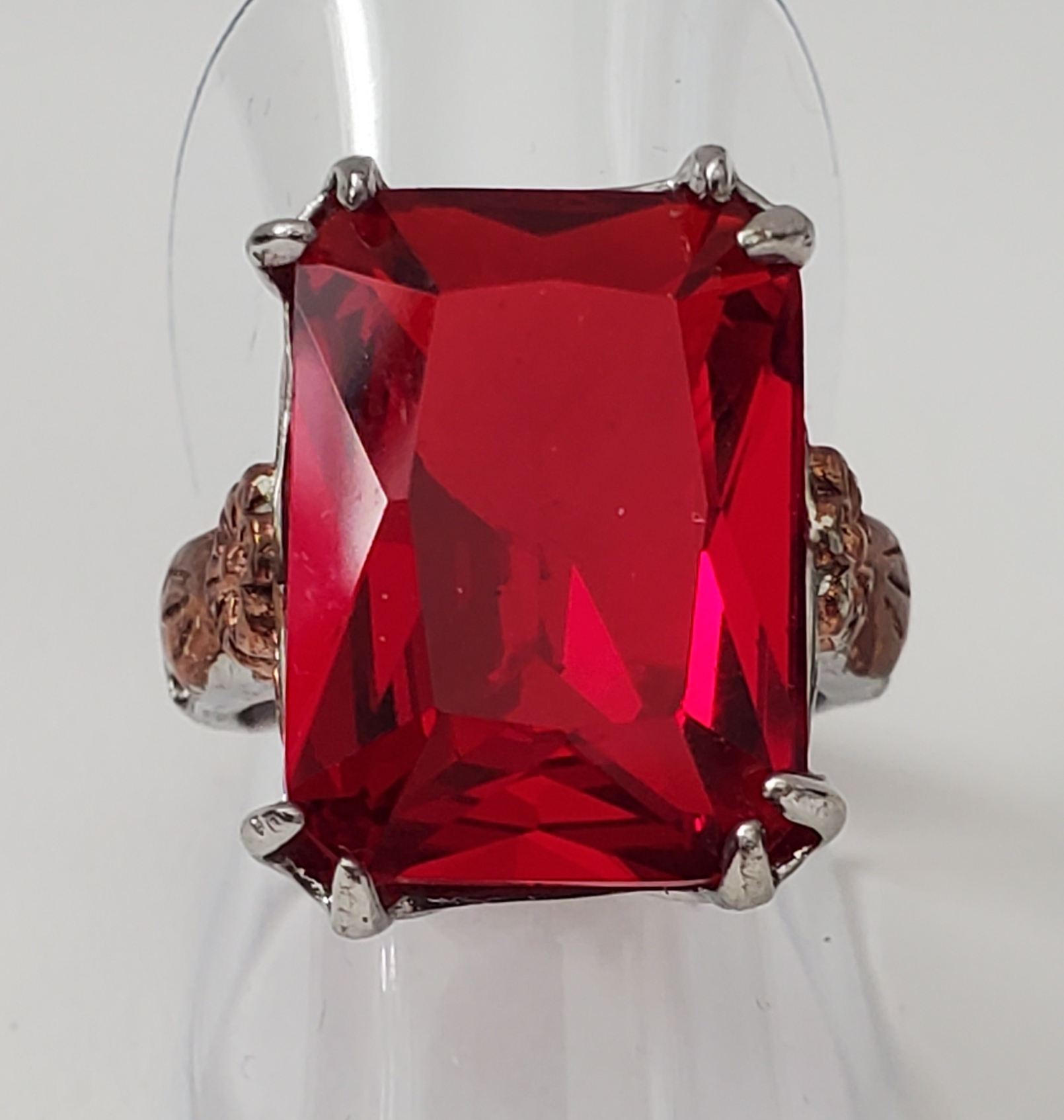 No Reserve Ruby 2 Tone Ring Size 6 Property Room no-reserve-ruby-2-tone-ring-size-6-property-room