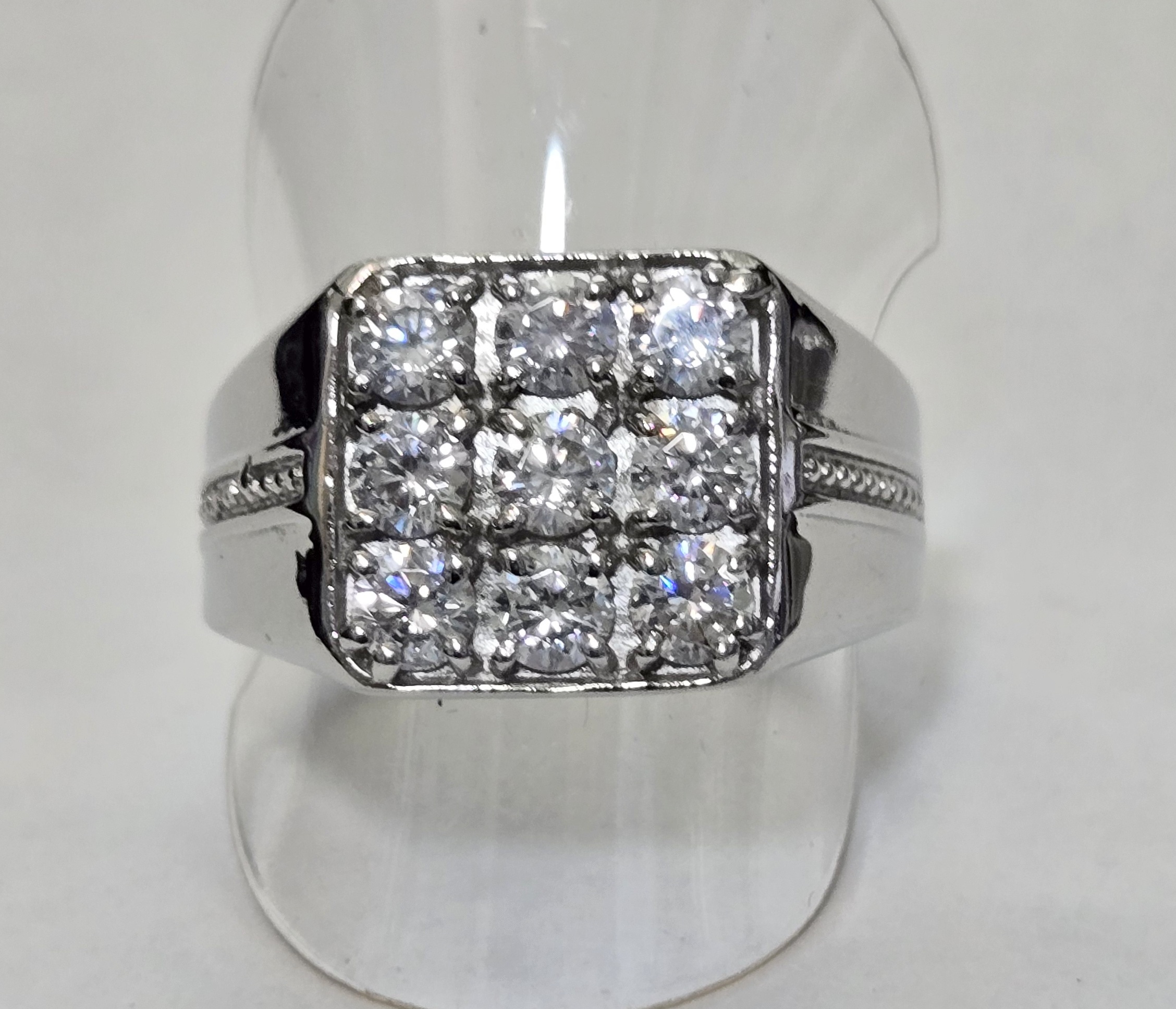 No Reserve Simulated Diamond Ring Size 12 | Property Room