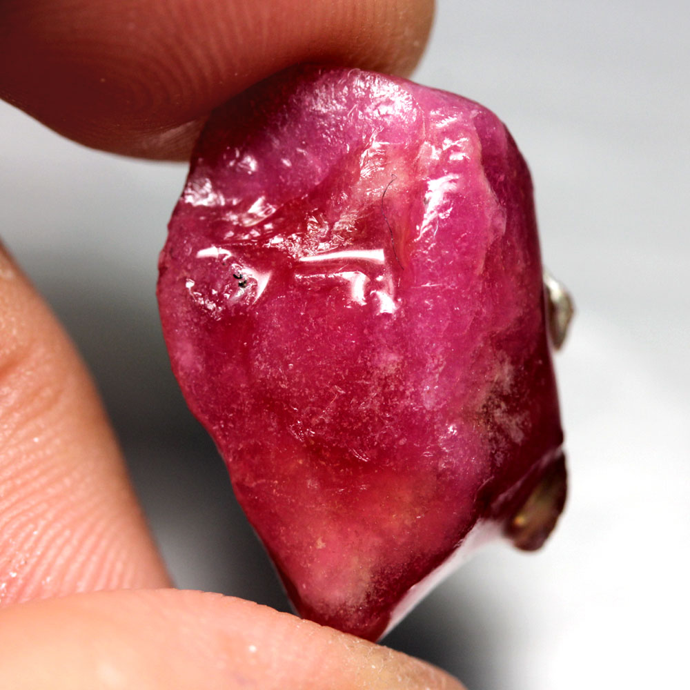 37.55 ct Natural Ruby Rough Raw Cut Loose Gemstone | Property Room