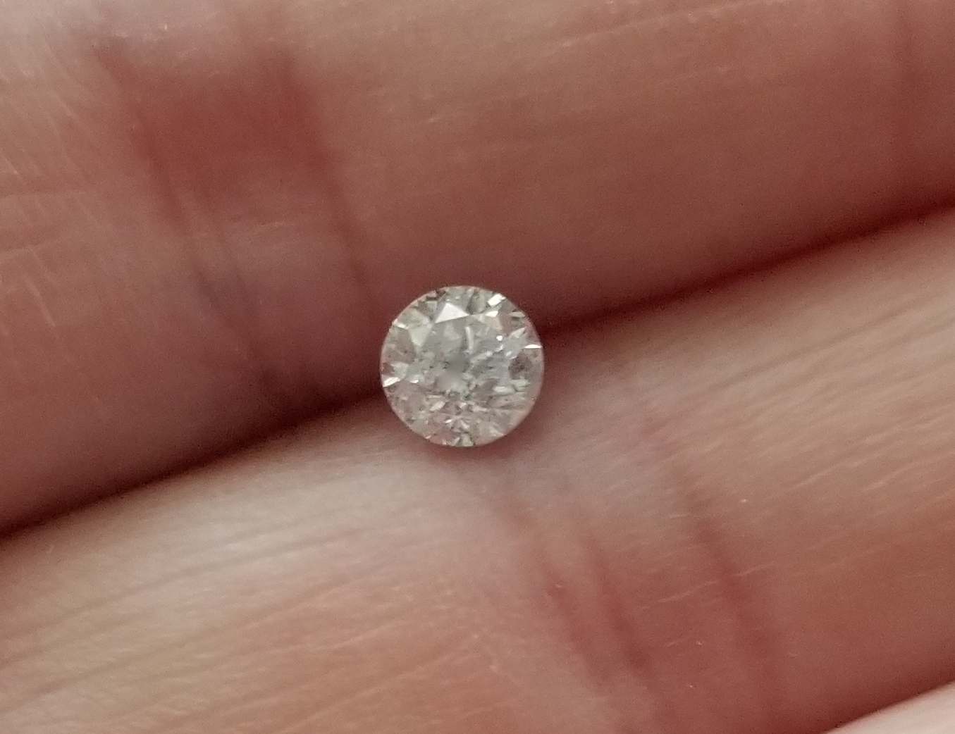 No Reserve .40 Natural Diamond Round Cut Loose Gemstone | Property Room