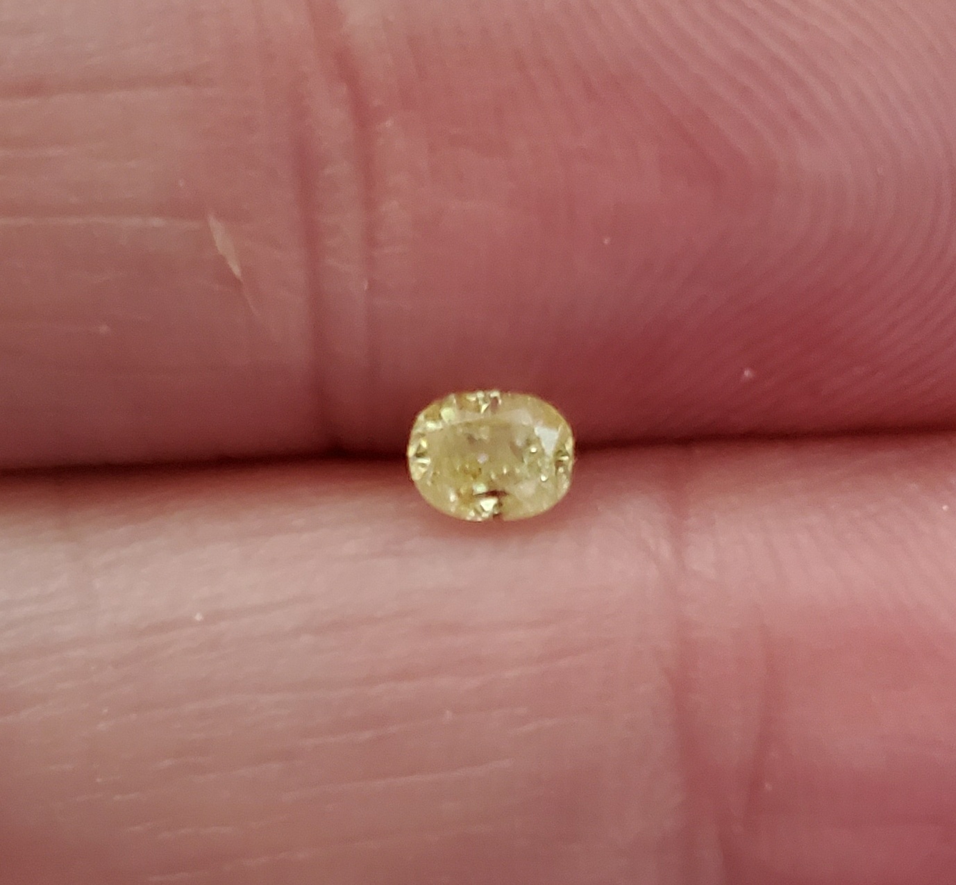 No Reserve .21 ct Natural Yellow Diamond Oval Cut Loose Gemstone ...