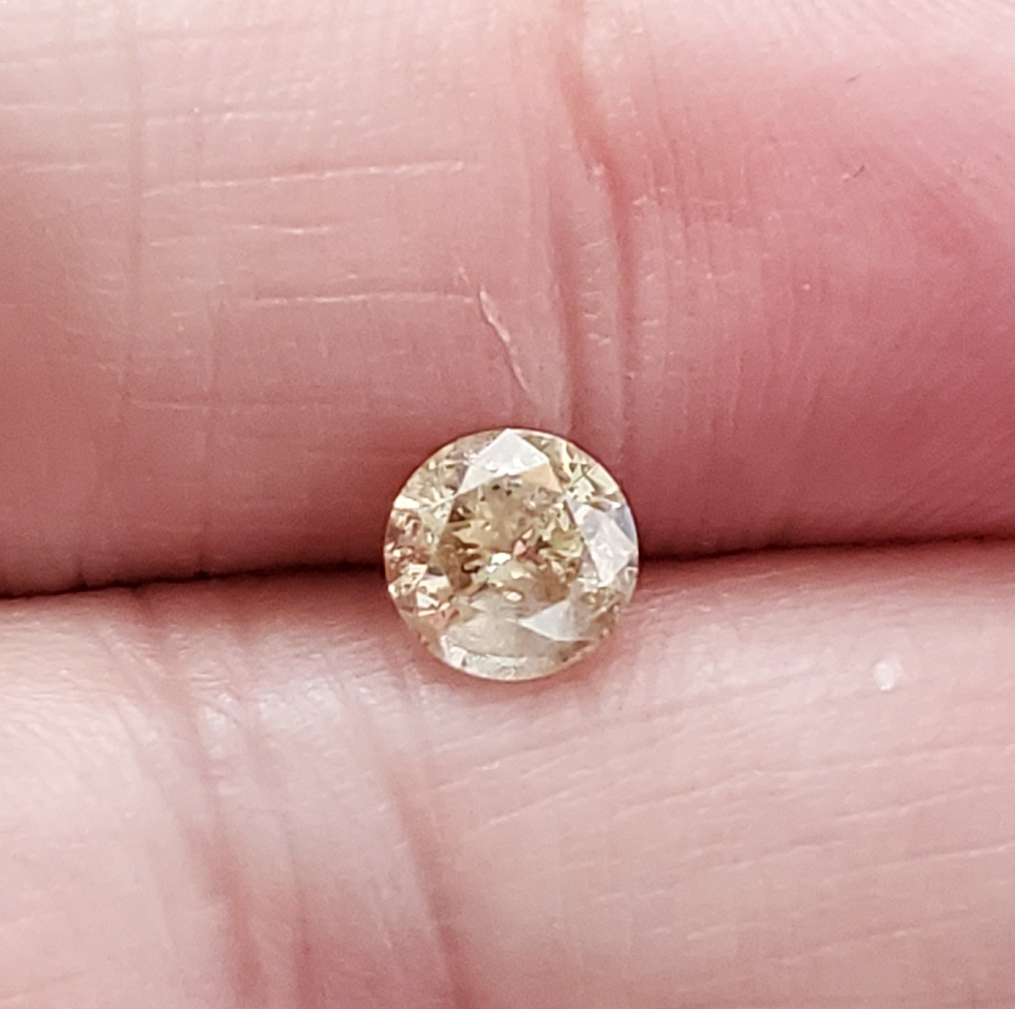 No Reserve .78 ct Natural Diamond Round Cut Loose Gemstone | Property Room