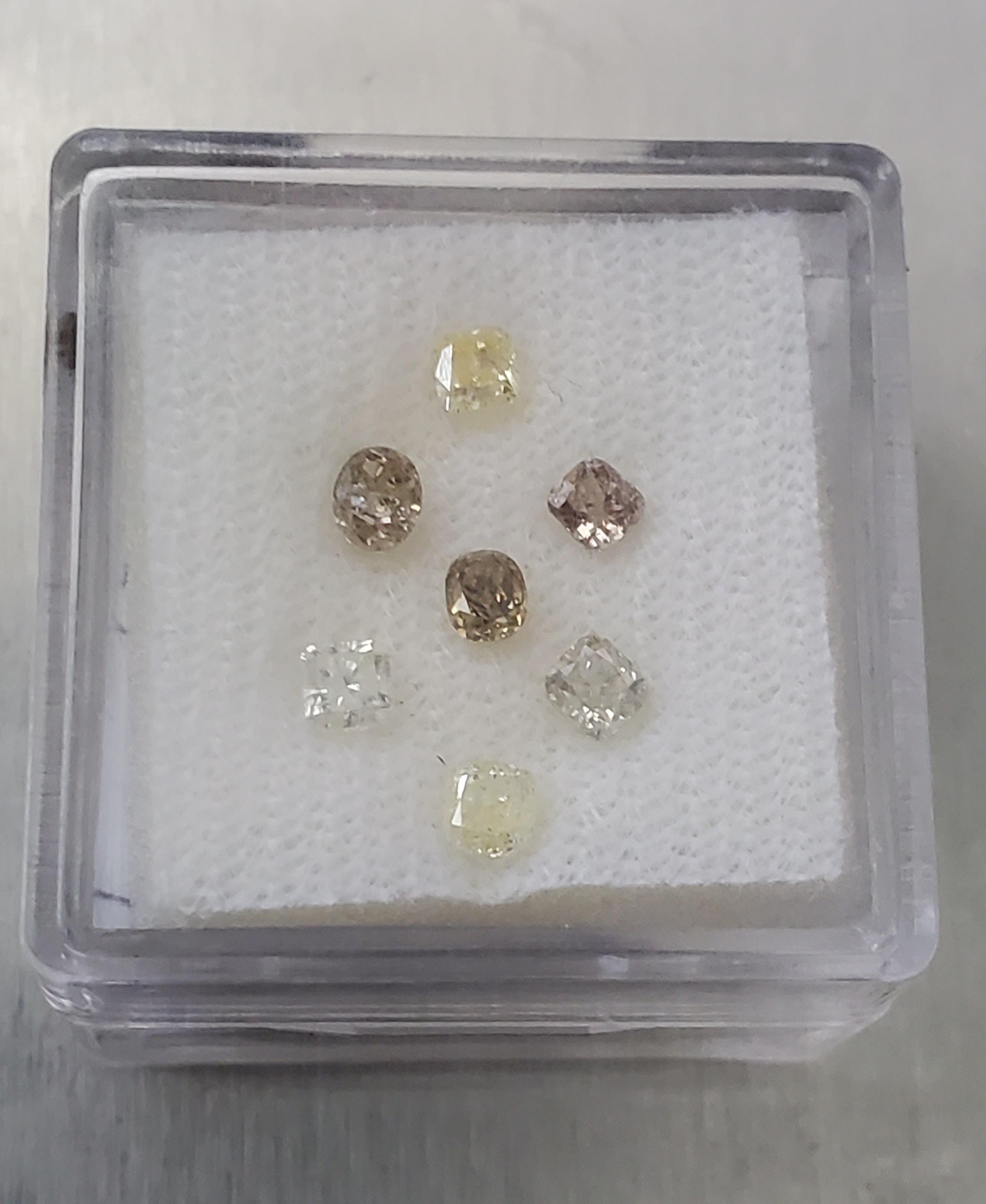 1.06 ct Natural Diamonds Oval & Cushion Cut Parcel Loose Gemstone ...