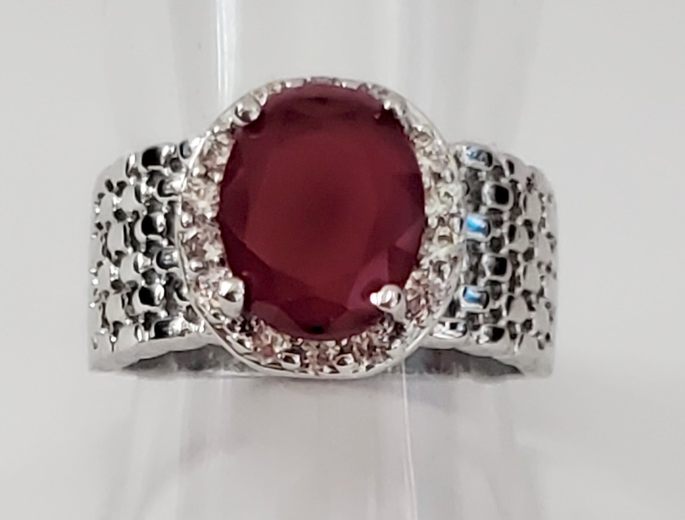No Reserve Ruby & Topaz Ring Size 7 | Property Room