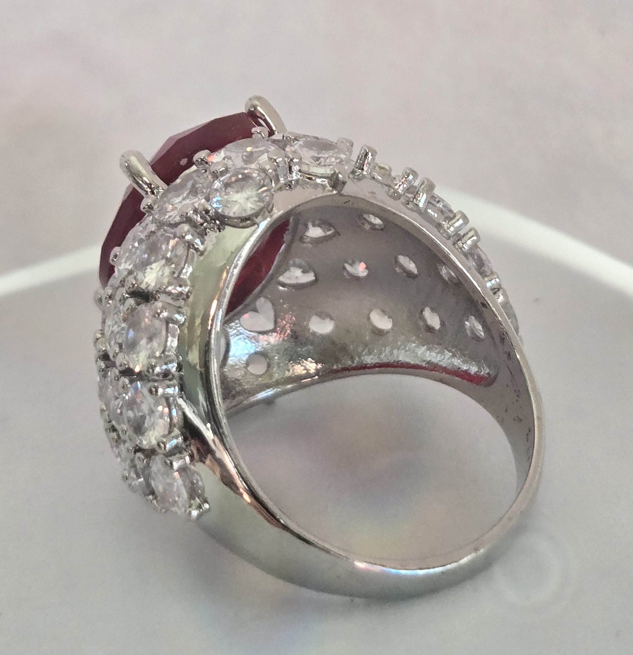 No Reserve Ruby & Topaz Ring Size 7 | Property Room