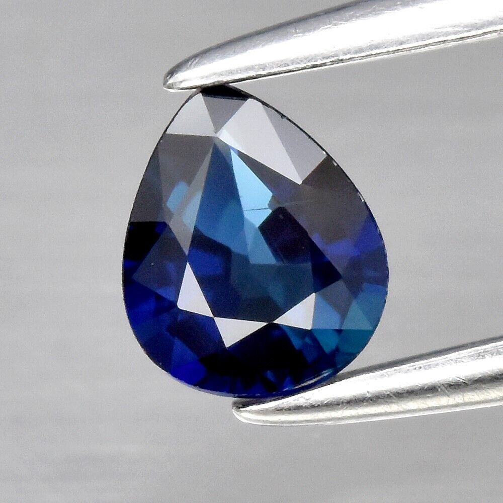 No Reserve Natural Sapphire Pear Loose Gemstone | Property Room