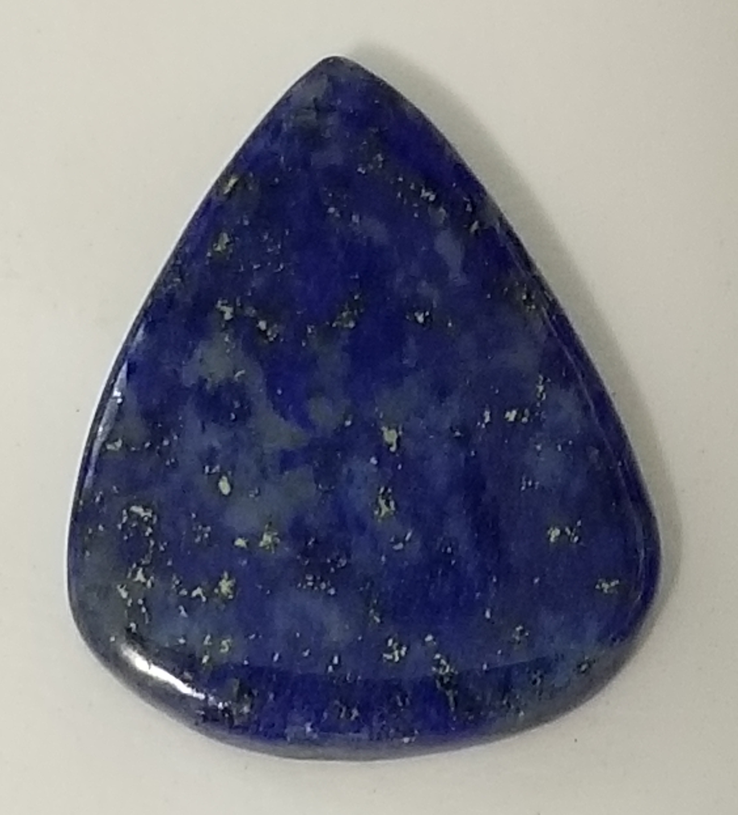 25.84 ct Natural Lapis Lazuli Pear Cab Cut Loose Gemstone | Property Room