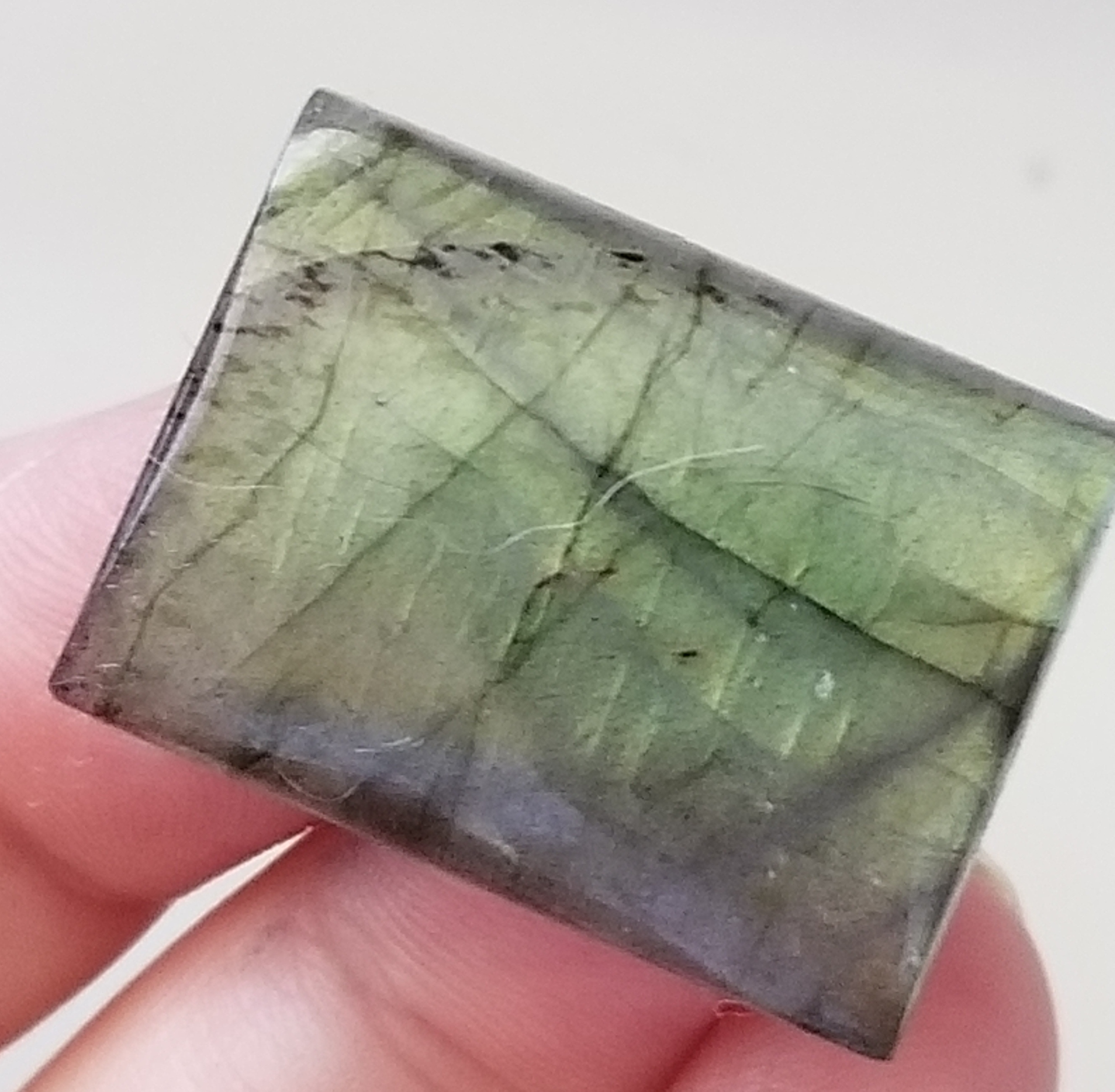 44.12 ct Natural Labradorite Rectangle Cut Loose Gemstone | Property Room