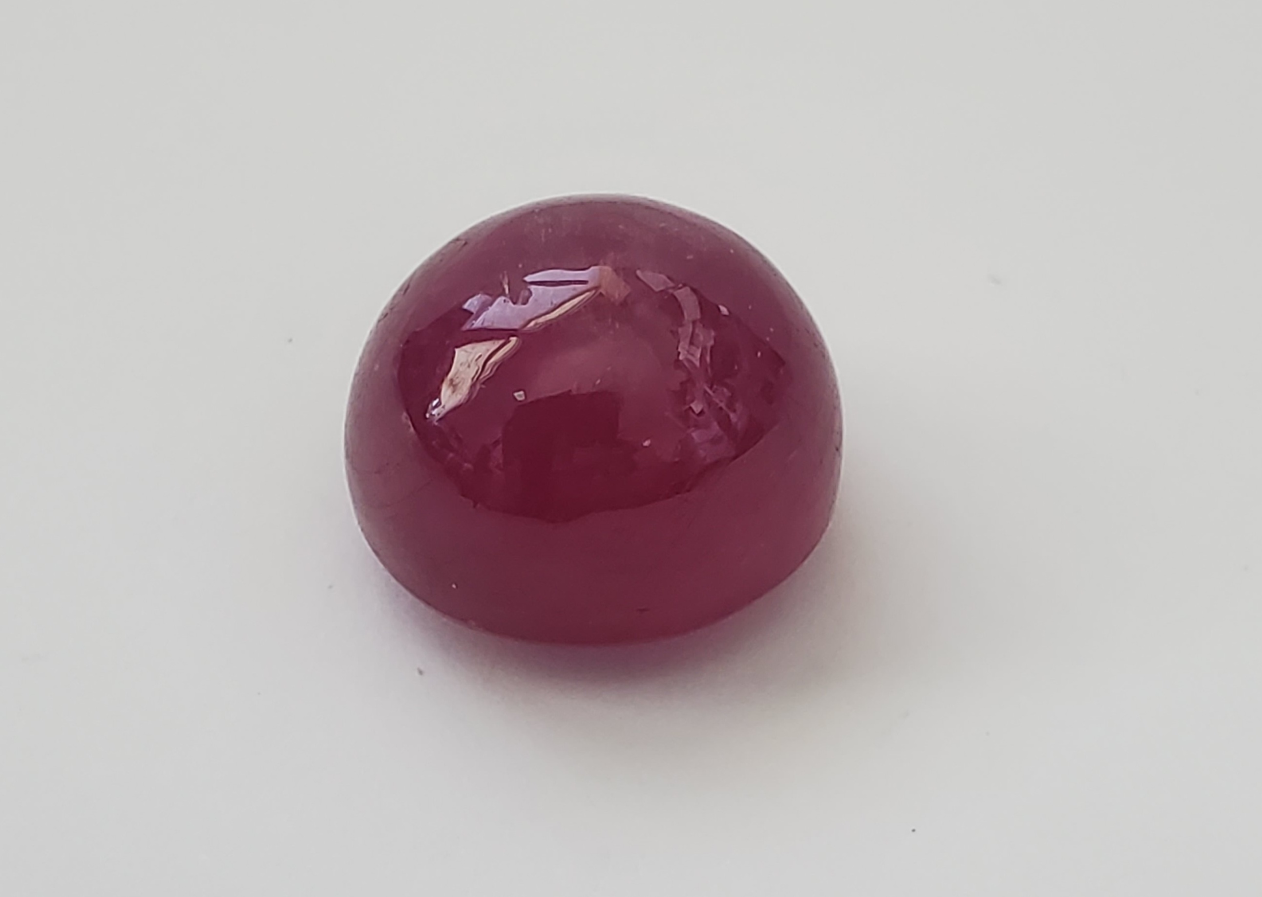 30.43 ct Natuural Ruby Oval Cab Cut Loose Gemstone | Property Room