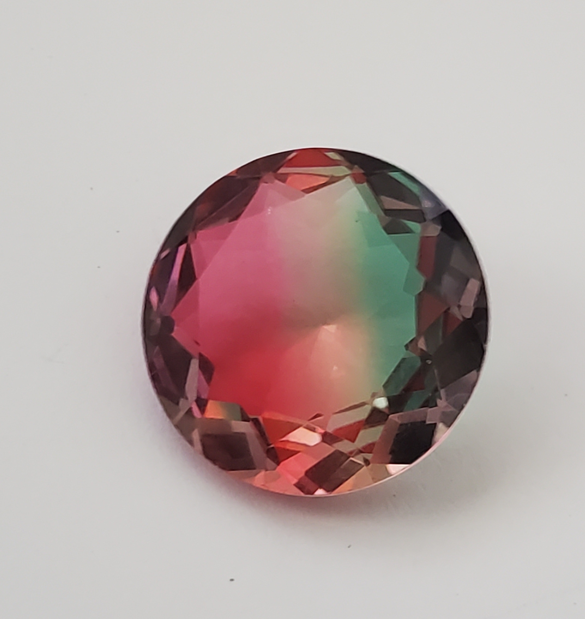 9.12 ct Natural BI Color Quartz Round Cut Gemstone | Property Room