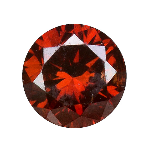 Rare .07 ct Natural Red Diamond Round Cut Loose Gemstone | Property Room