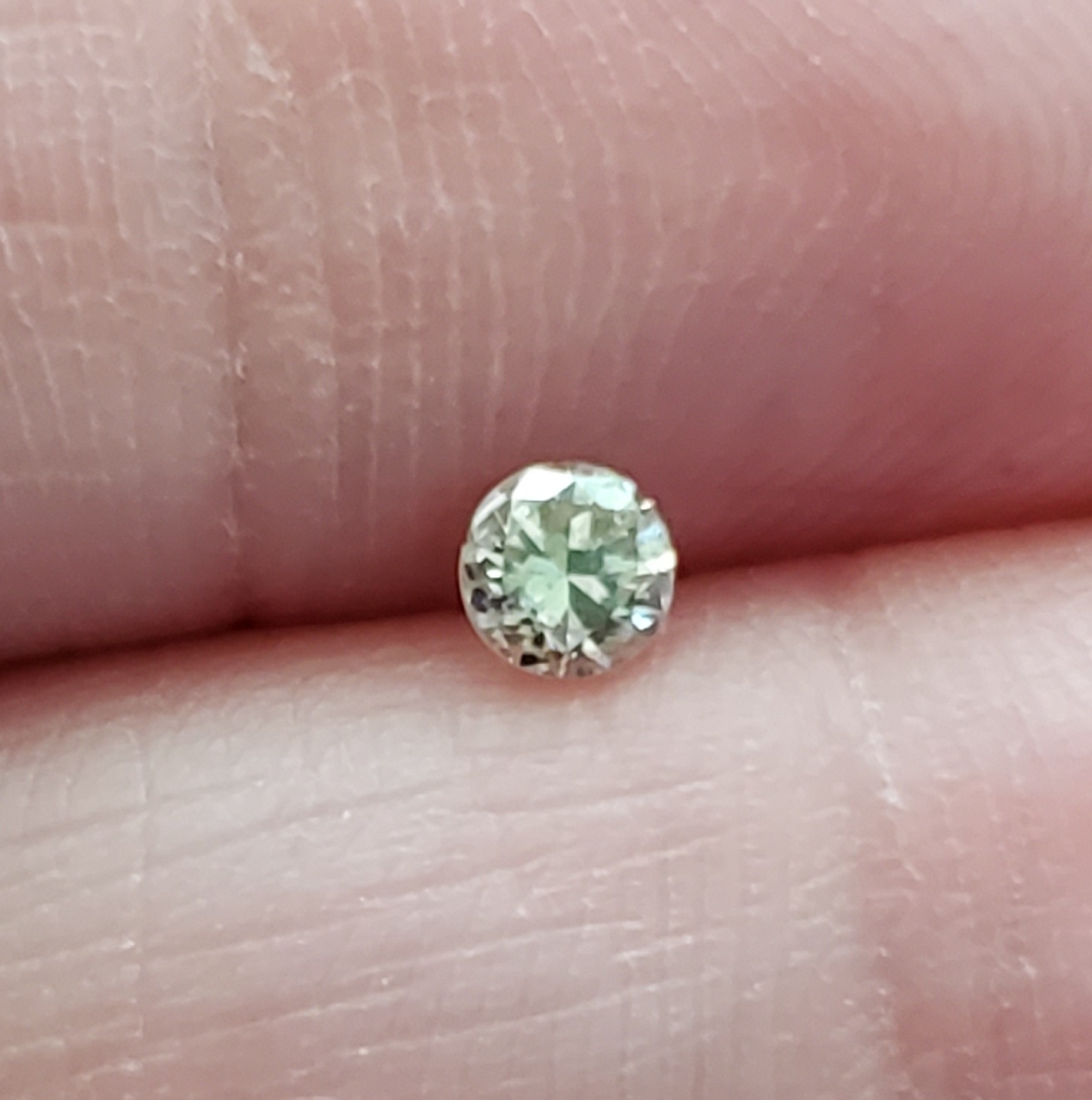 No Reserve .15 ct Natural Champagne Diamond Round Cut Loose Gemstone ...