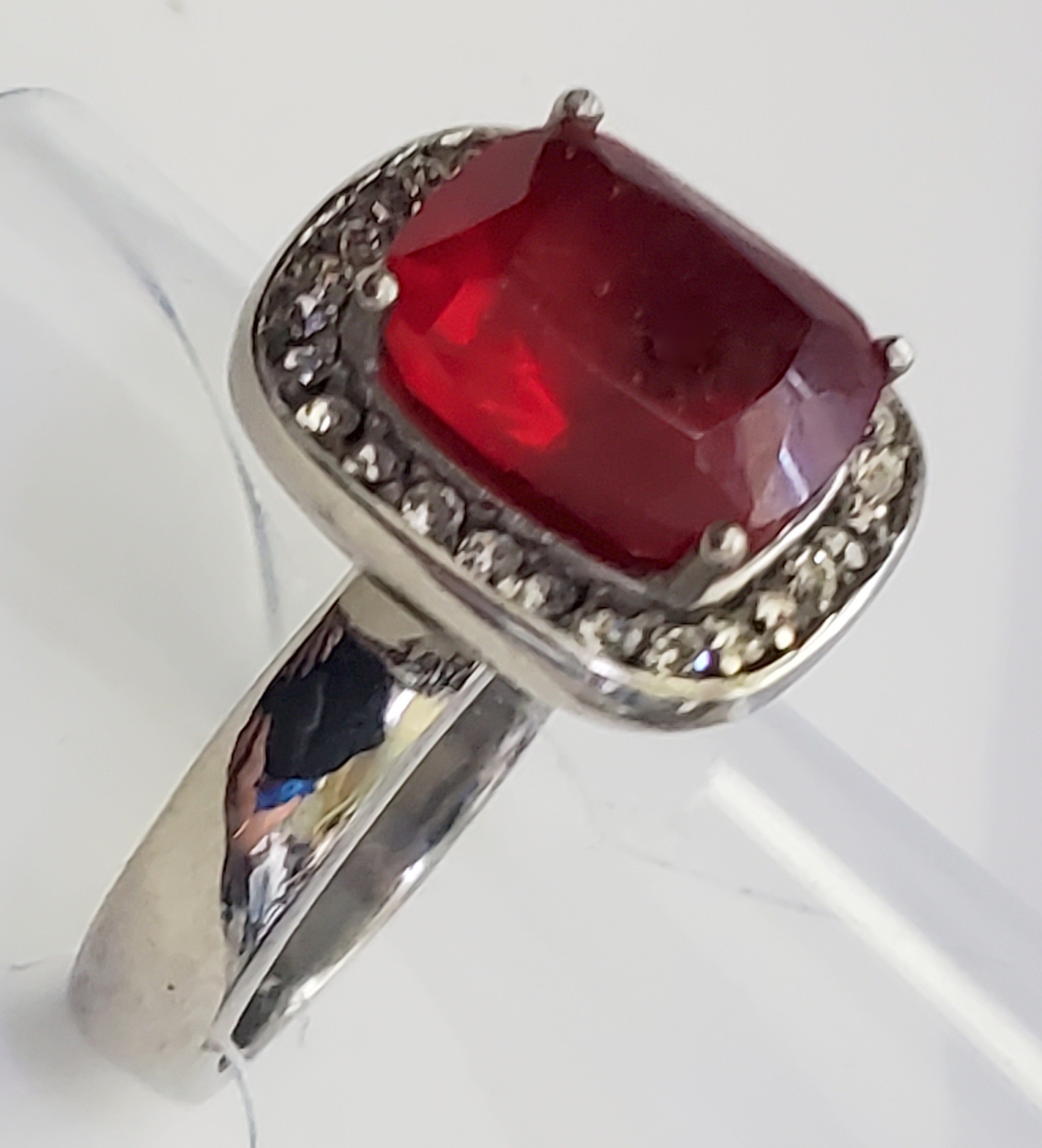 No Reserve Ruby & Topaz Ring Size 7 | Property Room