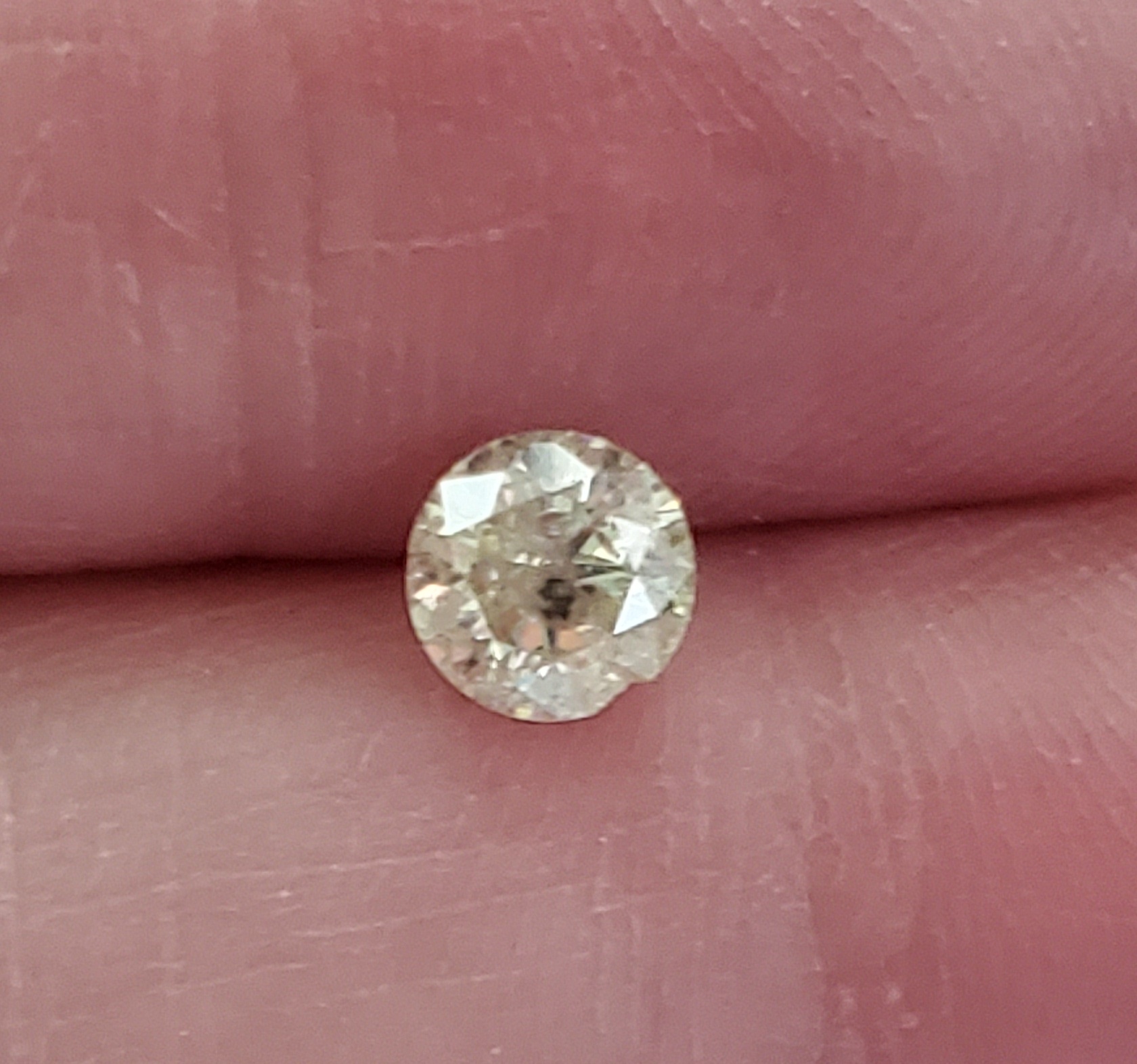 No Reserve .50 ct Natural Diamond Round Cut Loose Gemstone | Property Room