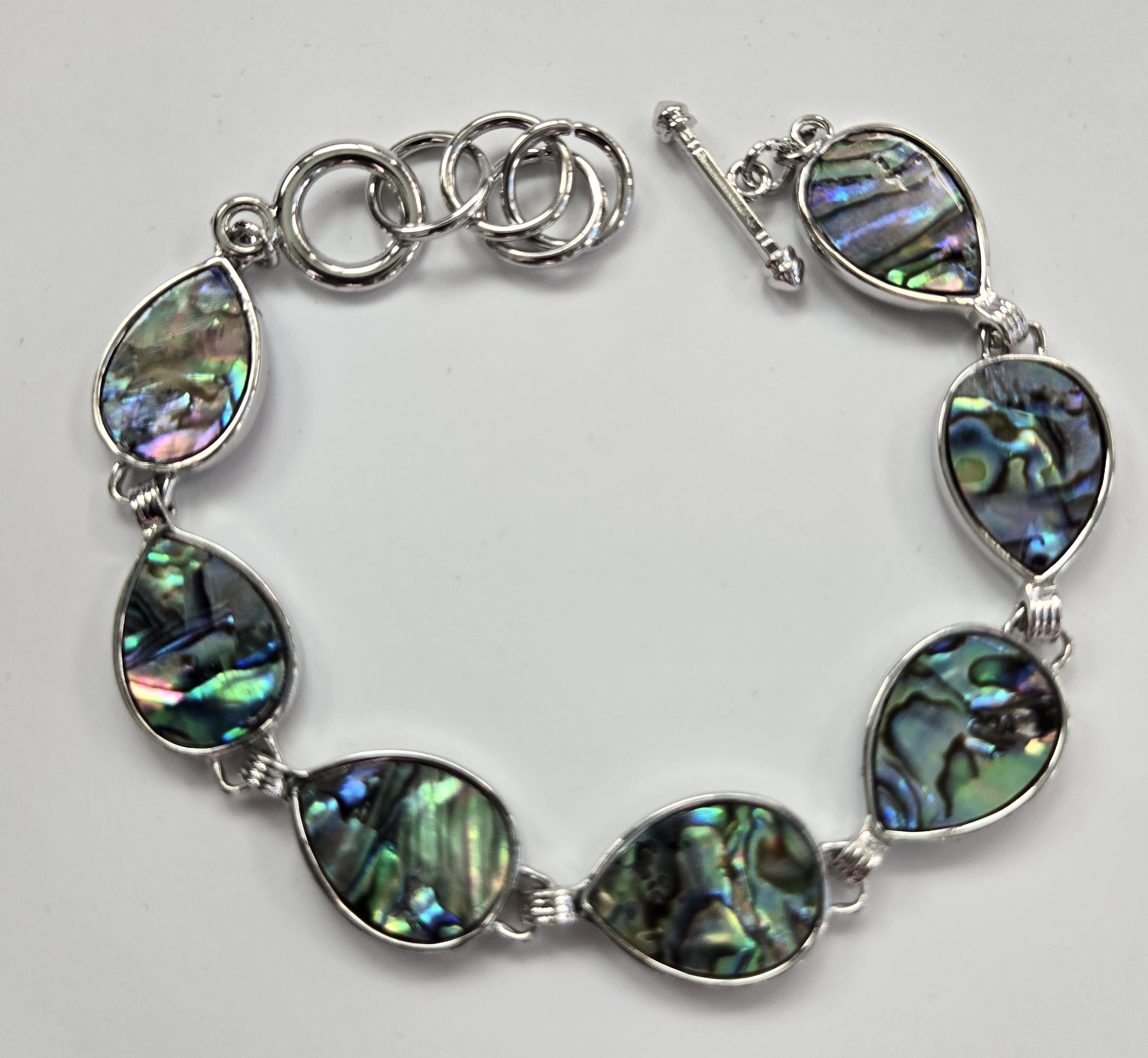 No Reserve Natural Abalone Shell Bracelet | Property Room