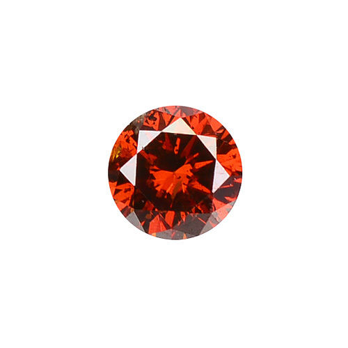 Rare .08 ct Natural Red Diamond Round Cut Loose Stone | Property Room