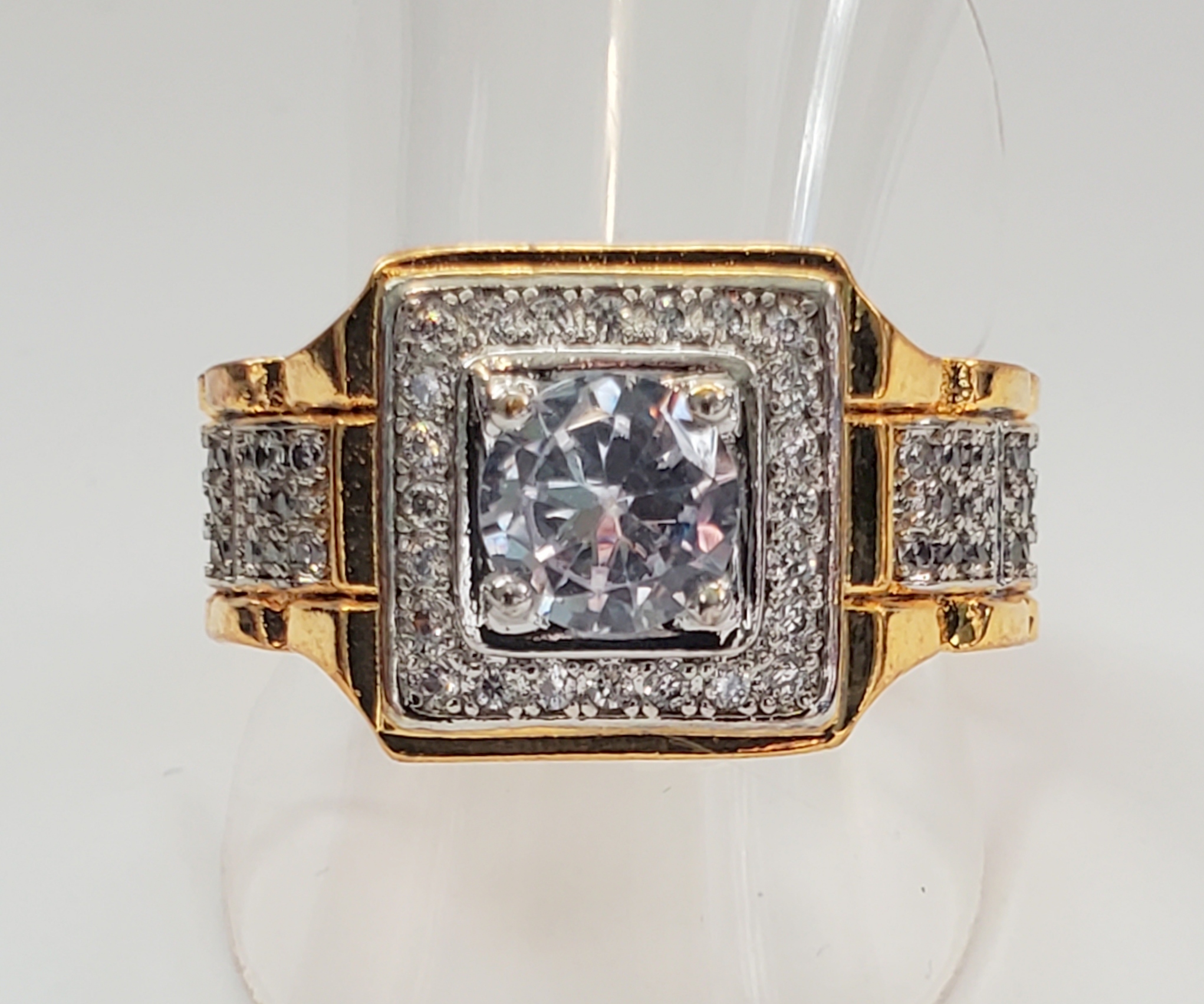 No Reserve Simulated Diamond Rolex Ring Size 11 | Property Room