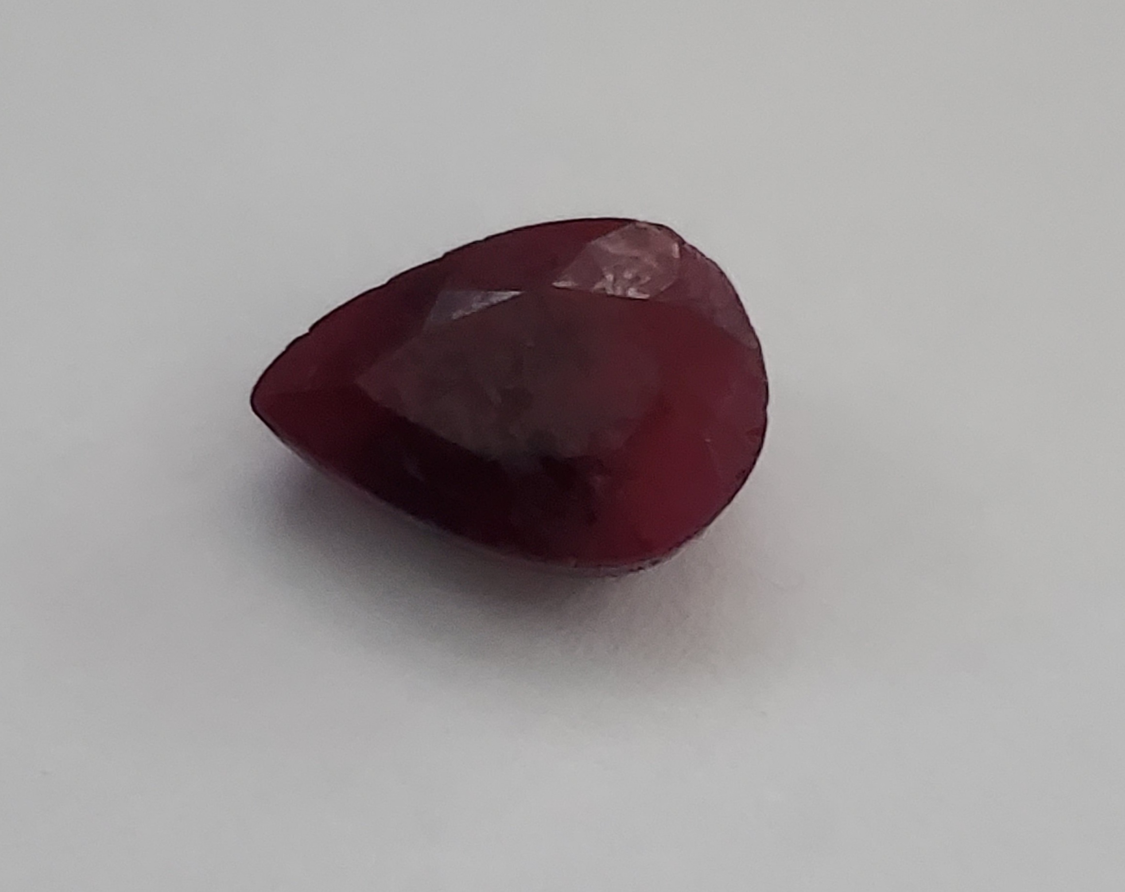 6.58 ct Natural Ruby Pear Cut Loose Gemstone | Property Room
