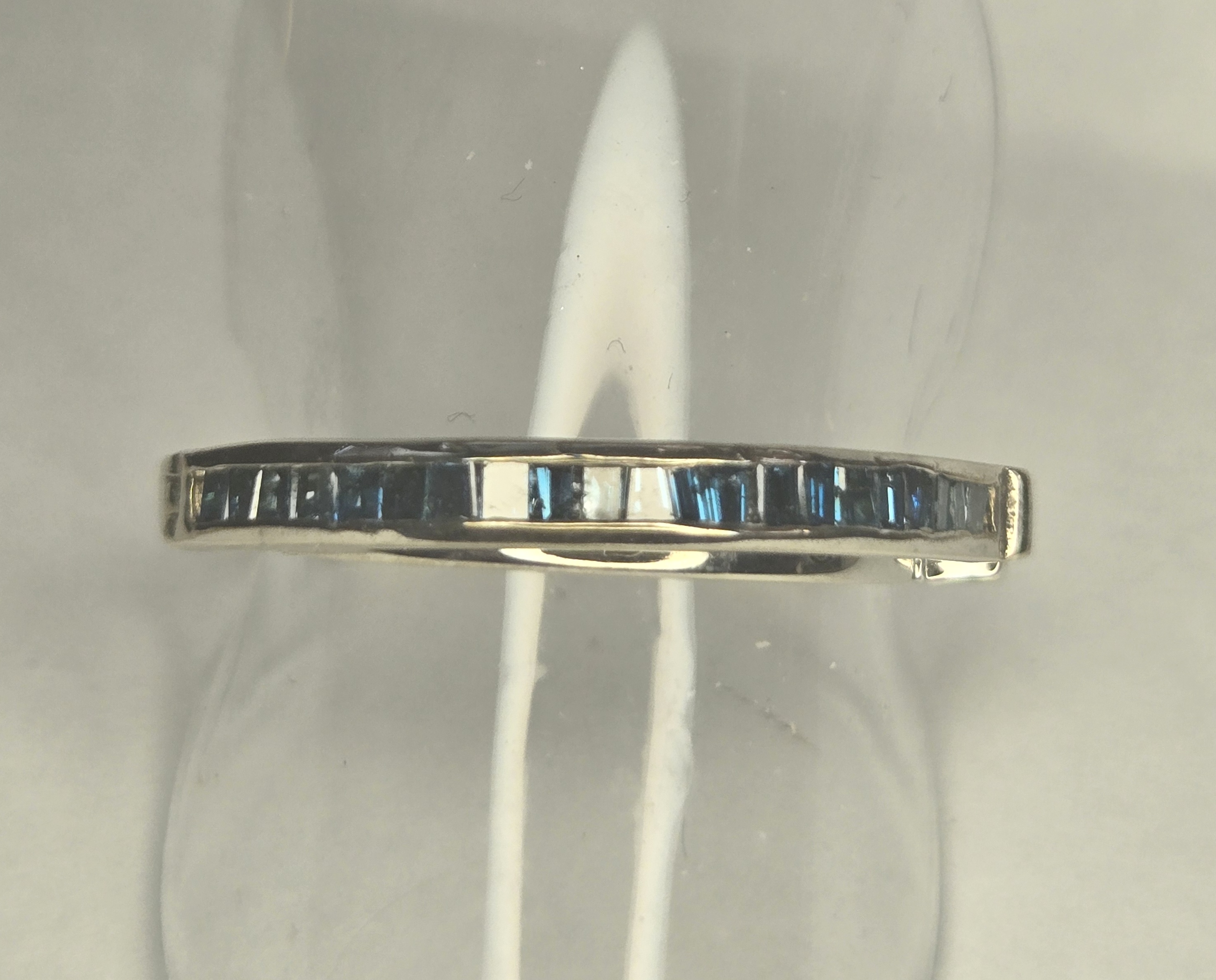 No Reserve .20 ct Natural Blue Diamond Hidden Message Ring Size 7 ...