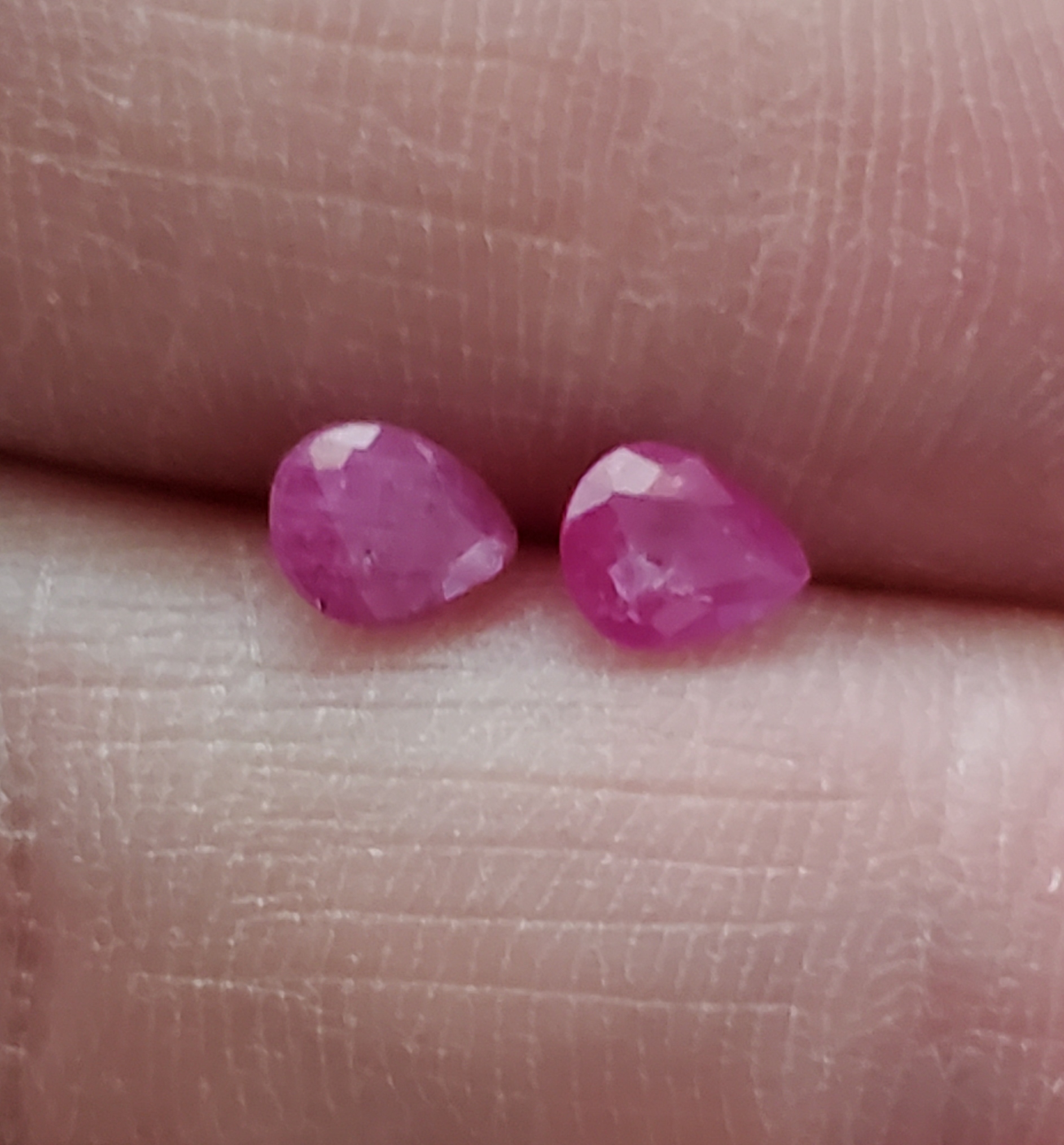 4 x 5mm Natural Ruby Pear Cut Loose Gemstone | Property Room