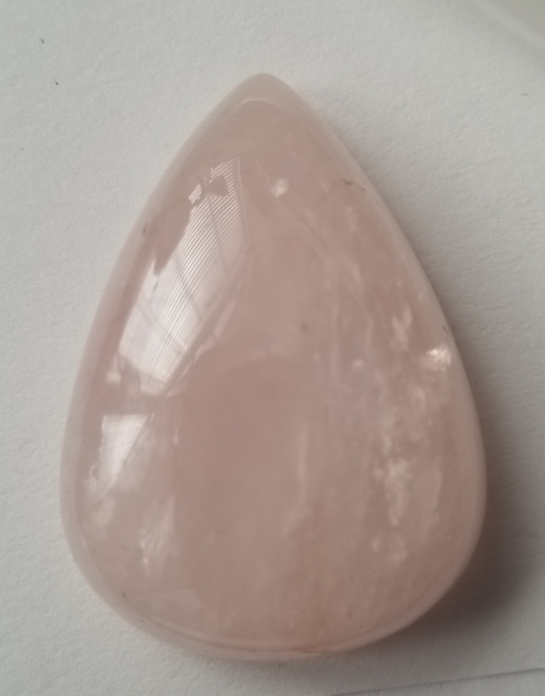 70.51 ct Natural Rose Quartz Pear Cut Loose Gemstone | Property Room