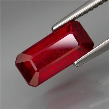 6.41 ct Natural Ruby Octagon Cut Loose Gemstone | Property Room