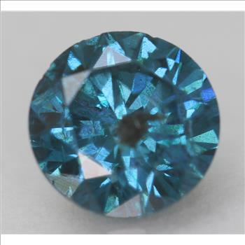 CERTIFIED 1.01 ct Natural Blue Diamond Round Cut Loose Gemstone ...