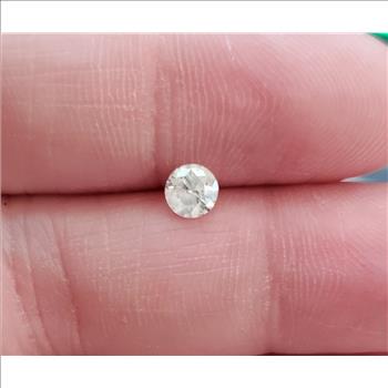 No Reserve .31 ct Natural D Color Diamond Round Cut Loose Gemstone ...